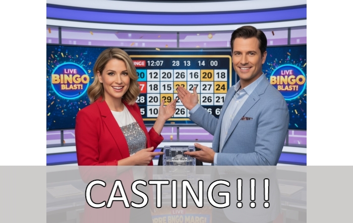 Casting Man and Woman - 25-40 year - Main Character - Bingo LIVE ...